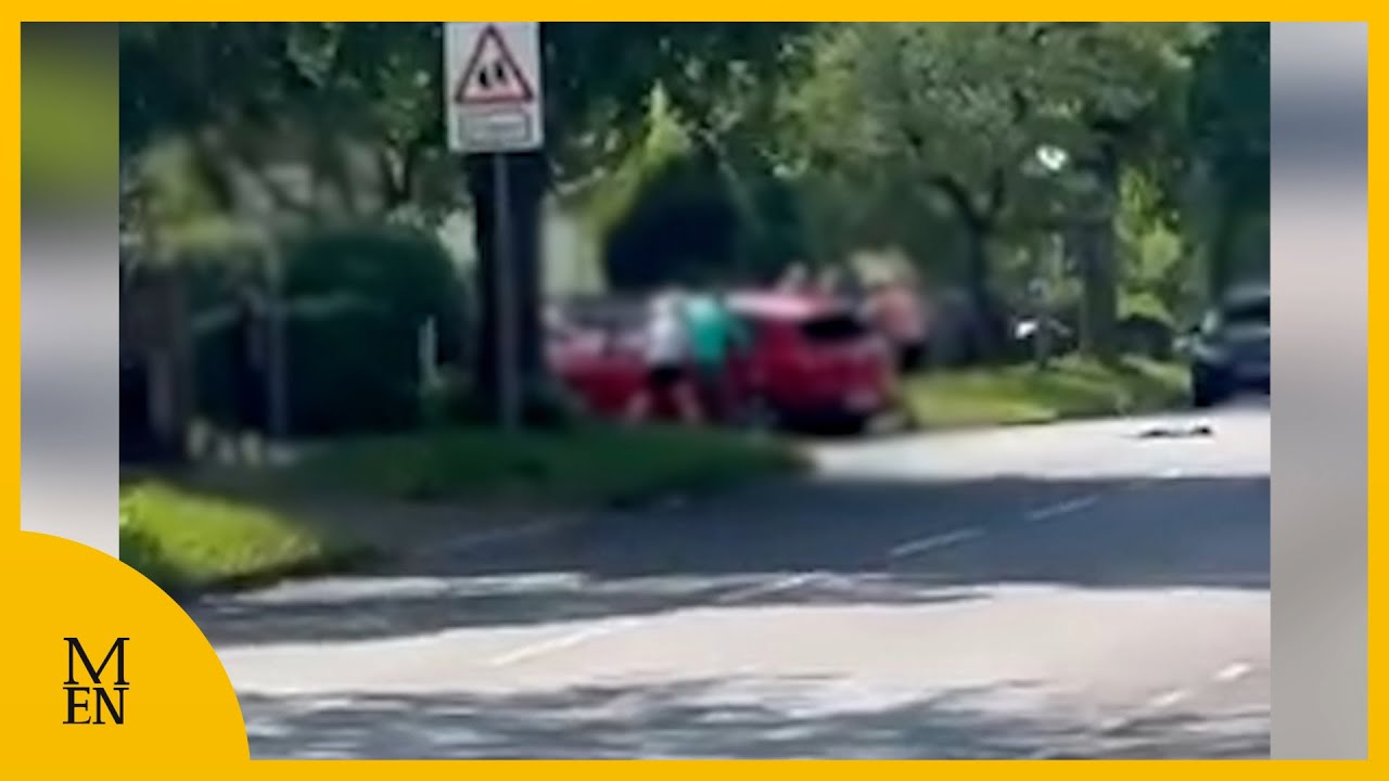 Five injured in mass brawl on street in which car is used as weapon ...