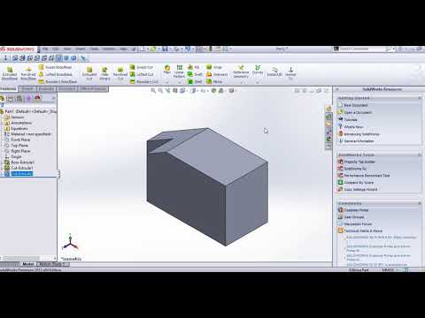 Mechanical Block 1 - SolidWorks Drawing