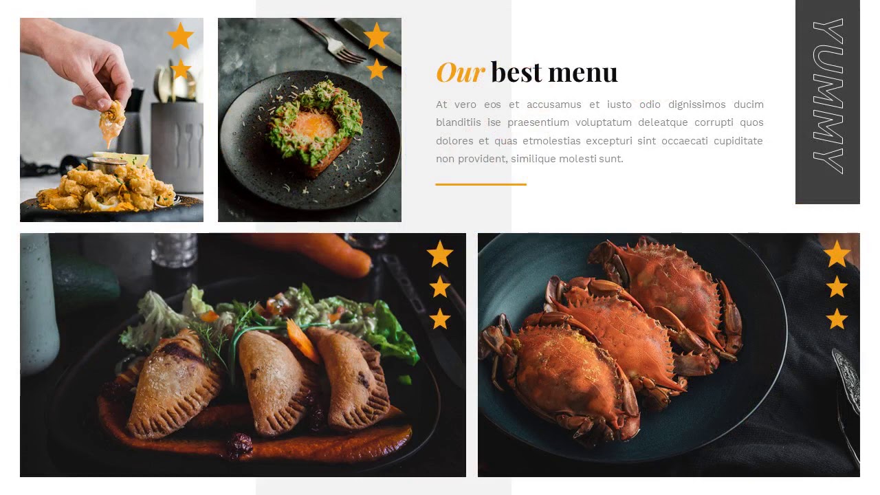 Foodish – Food & Beverage PowerPoint Template - Graphicriver