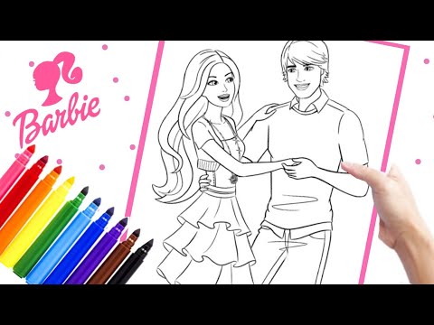 Coloring Barbie & Ken Dreamhouse Adventures Coloring Page | ARTS R US