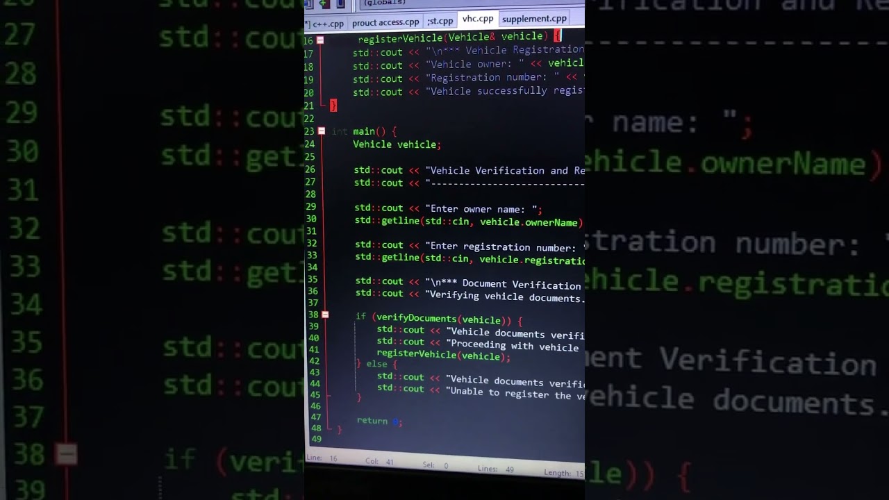 doc register c++ #coding #cpp #code #codemasters #codinglife #codingninja #coderstokyo #coders