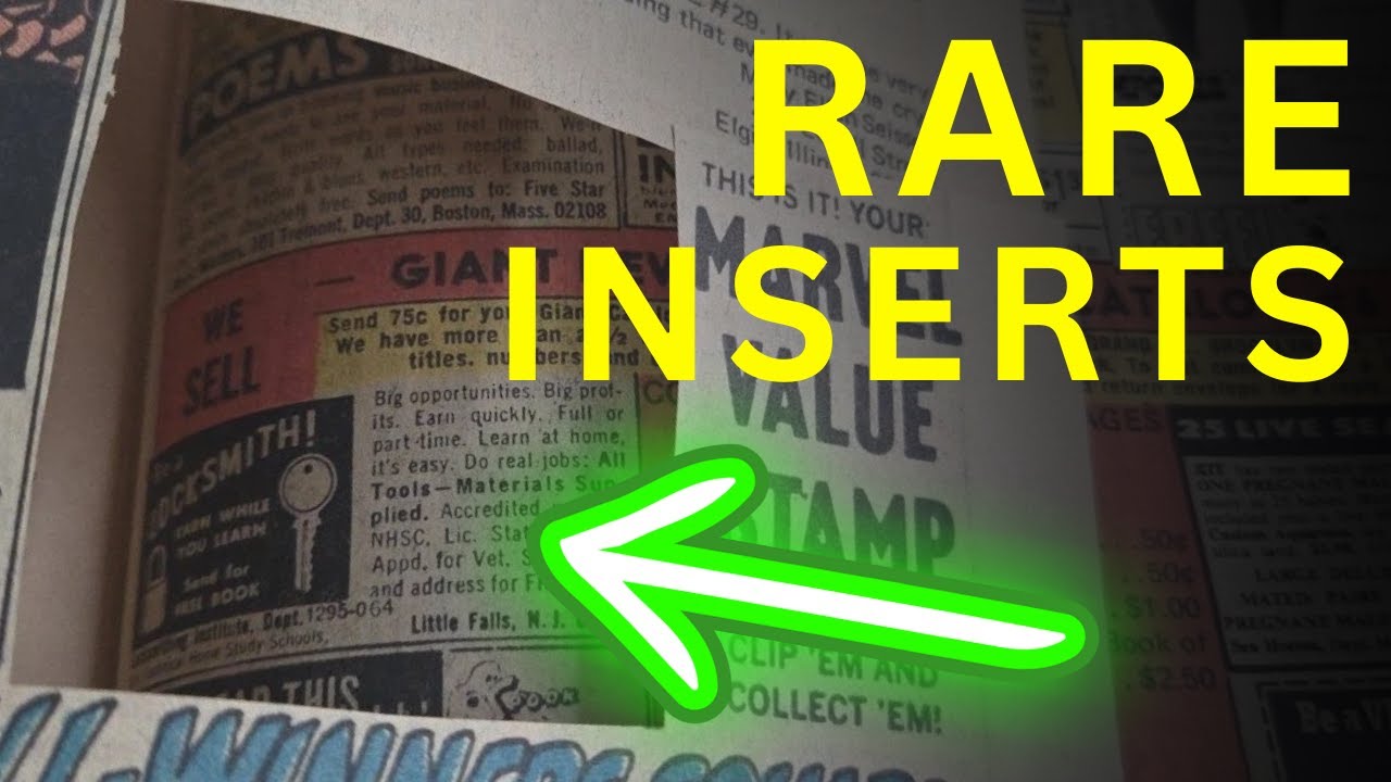 Rare Comic Inserts Worth $$$!