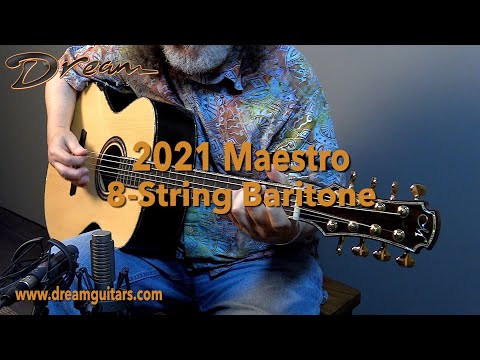 2021 Maestro 8-String Baritone, Ziricote/Adirondack Spruce | Reverb