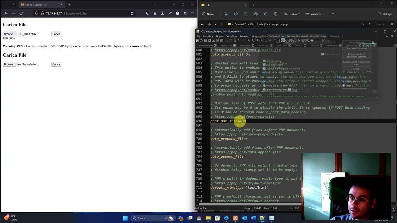 PHP large file problem