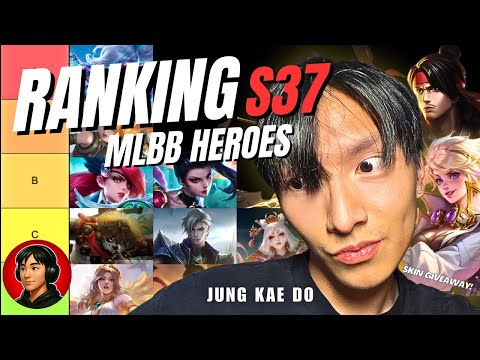RANKING EVERY MLBB HEROES IN S37 WITH TIERMAKER !!