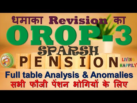 OROP 3 for all SPARSH Pension Updates.....