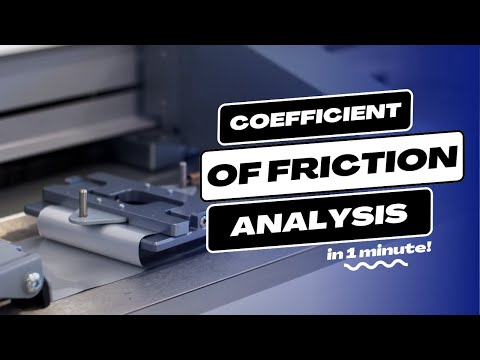 Coefficient of friction | Analysis in one minute