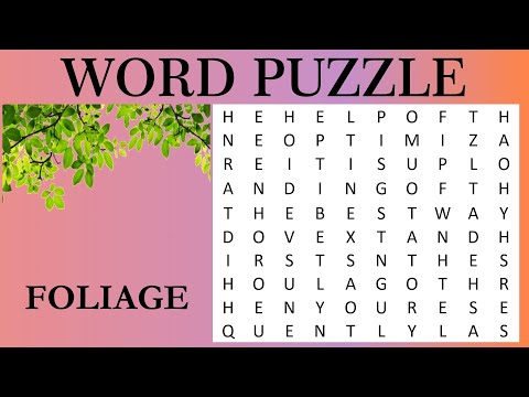 Word Puzzle | Word Game | π FIND THE WORD: Celebrate Autumn with a Cozy Word Search Challenge! π