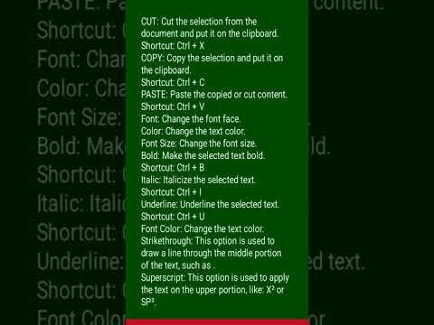 ????MS Excel Home Tab Functions #shorts #excel