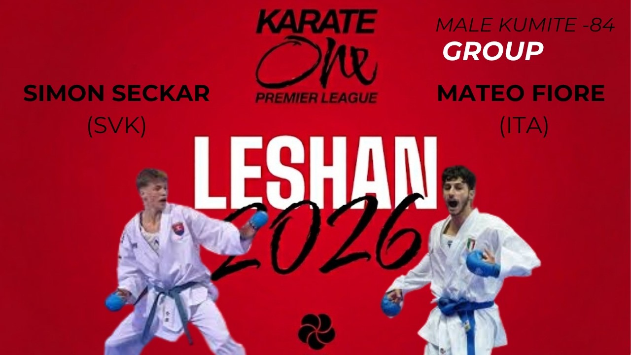 SECKAR (SVK) vs FIORE (ITA) | Male kumite -84kg | Karate1 Premier League Leshan 2026