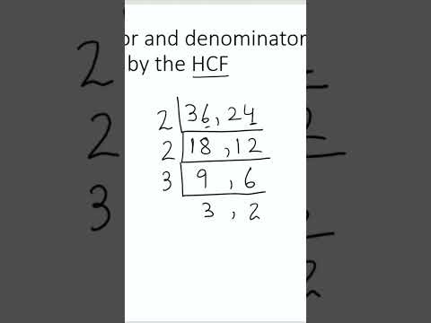 #shorts HCF Highest common factor #ncert #maths