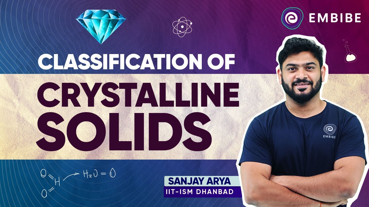 Classifications of Crystalline Solids | Types, Properties, Examples, and more | Sanjay Arya | Embibe
