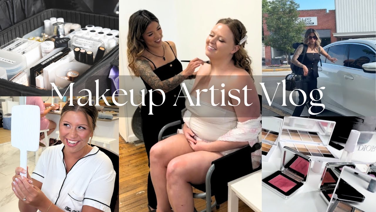 MAKEUP ARTIST VLOG | 2 Out-of-Town Weddings & a Personal Wedding!