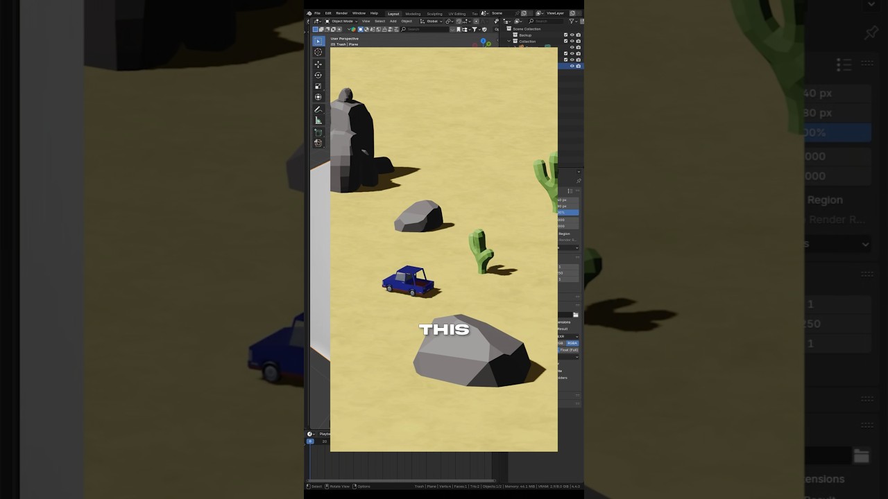 Did you know about the 'Follow path' constraint? 🫣 #tutorial #blender3d
