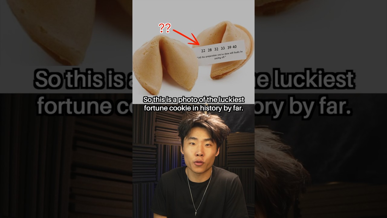 Luckiest Fortune Cookie EVER #shorts