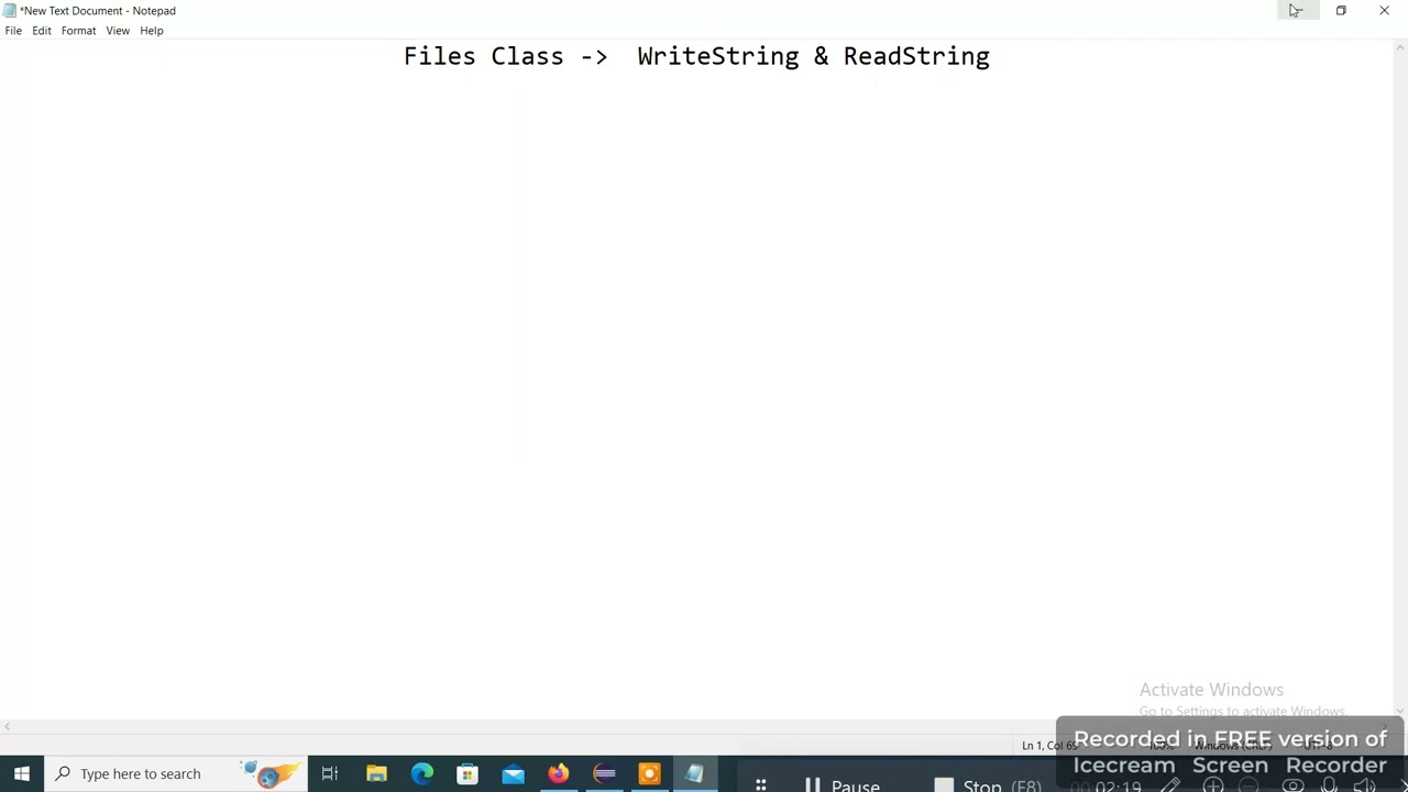 Java 11 feature - writeString & readString methods in Files  class