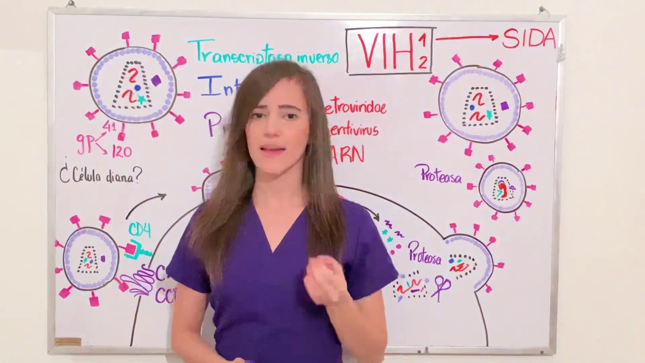 HIV REPLICATION 🦠 4 MINUTES 👀 - Human immunodeficiency virus cycle‼️ How does it invade?