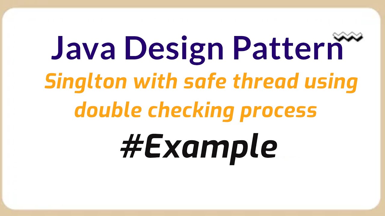 Java Design pattern singleton with safe thread using double checking process | Java Programming