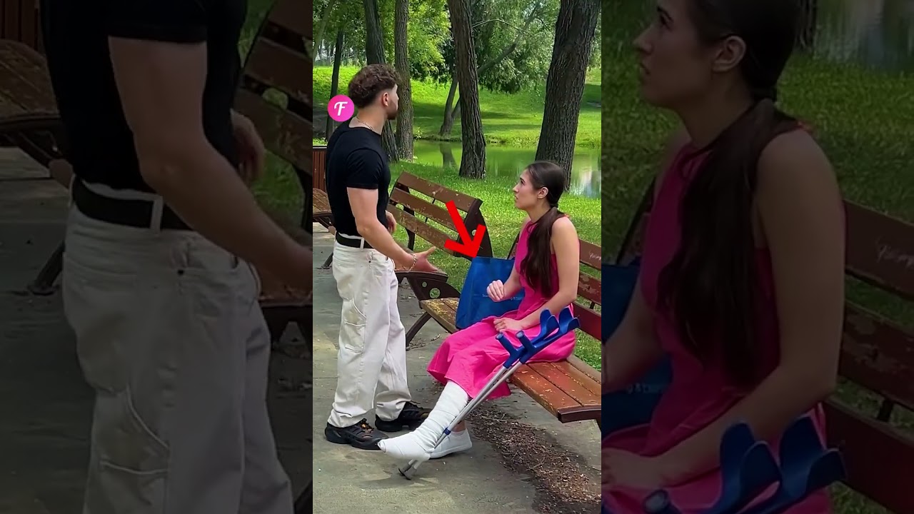 Kindness ❤️ in the Park: Elderly Couple's Quick Action #kindness #park #shorts