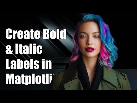 How to Create Bold and Italic Labels in Matplotlib with STIX Font