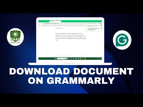 How to Download a Document on Grammarly