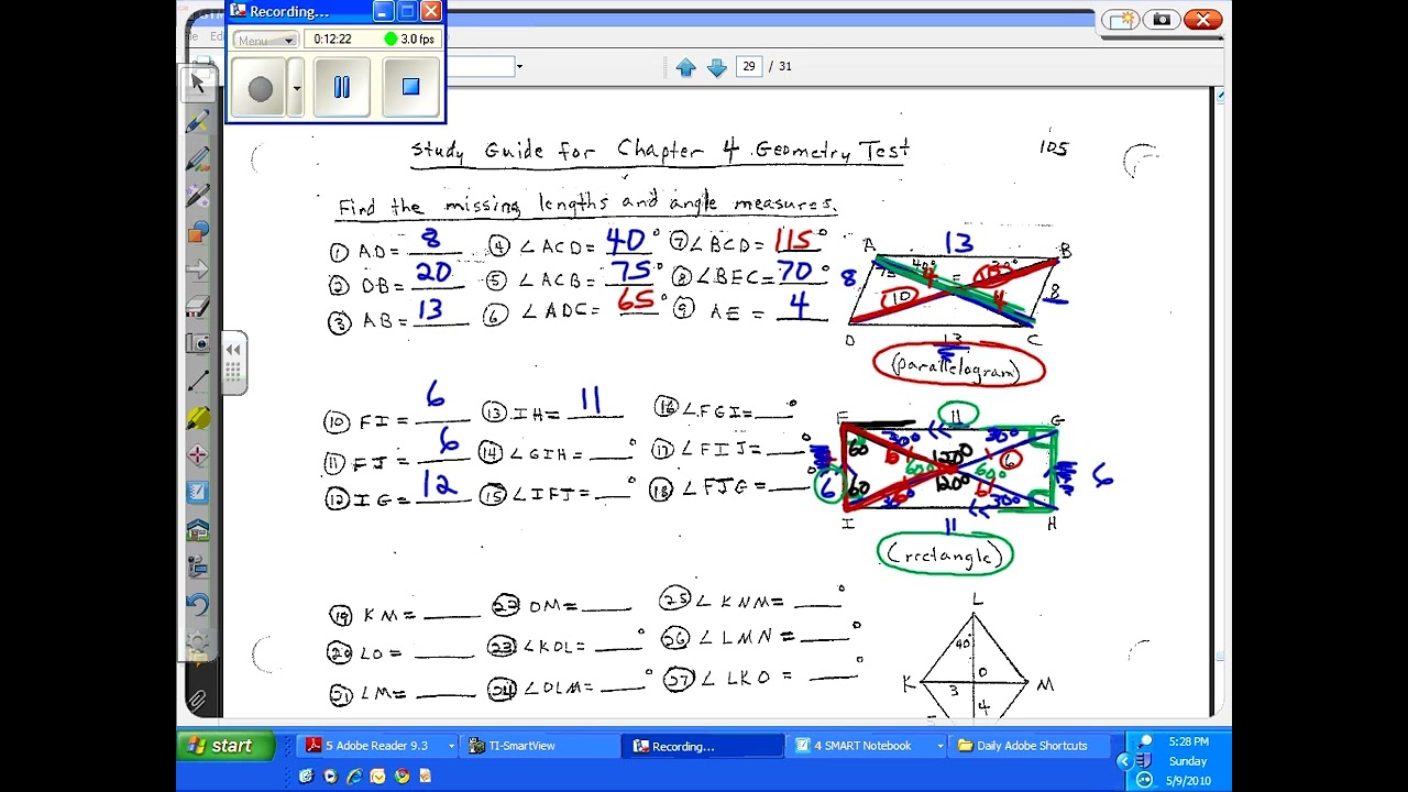 Geometry Chapter 4 Study Guide