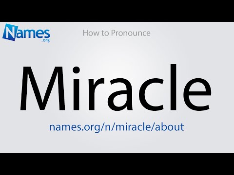 How to Pronounce Miracle
