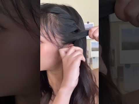 fluffy braided hairstyle ????