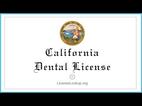 California Dentist License - What You need to get started #license #California