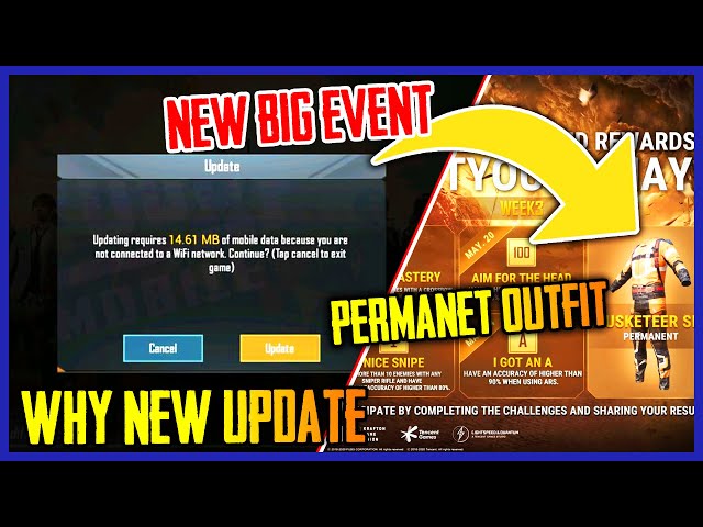 PUBG Mobile new 14MB update: Features and notes