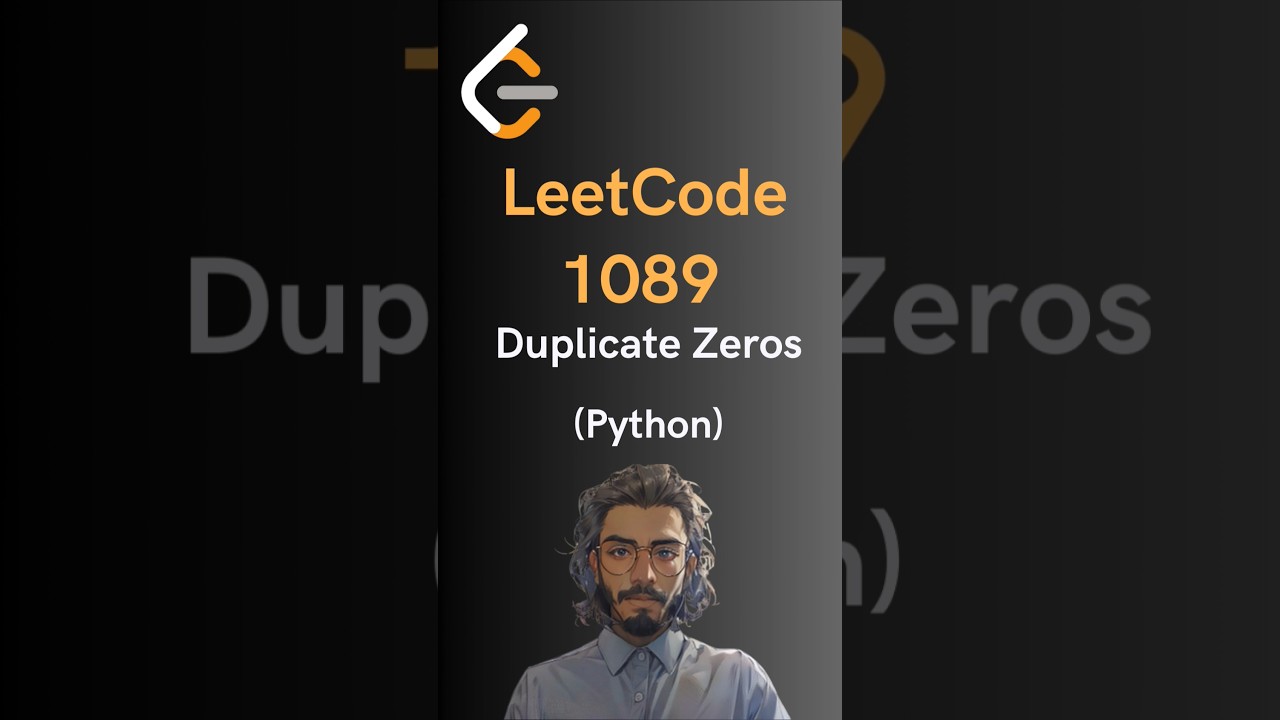 LeetCode#1089 Duplicate Zeros - Python