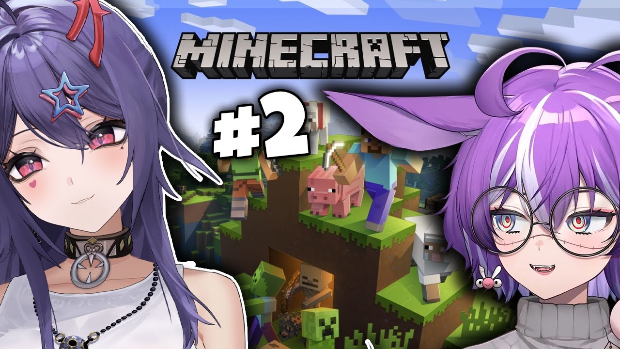 Numi Plays Minecraft w/ Michi Mochievee Part 2