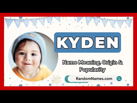 Kyden - Baby Boy Name Meaning, Origin & Popularity - RandomNames.com