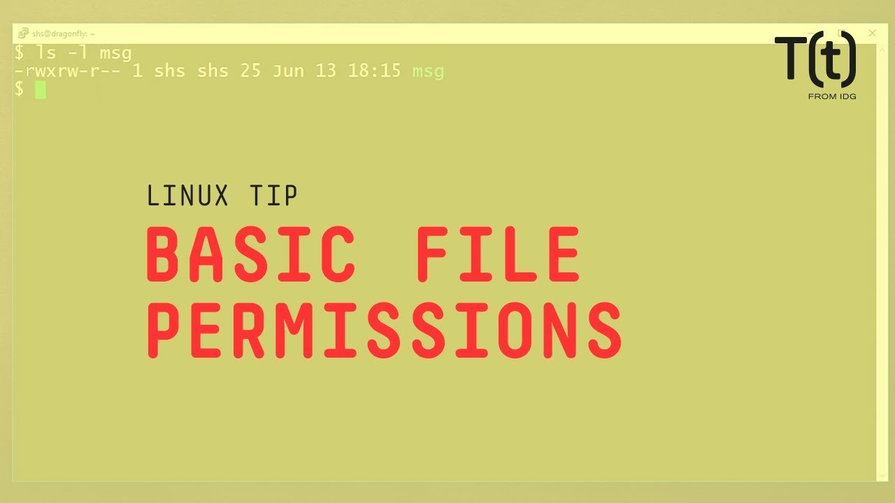 How basic file permissions work: 2-Minute Linux Tips