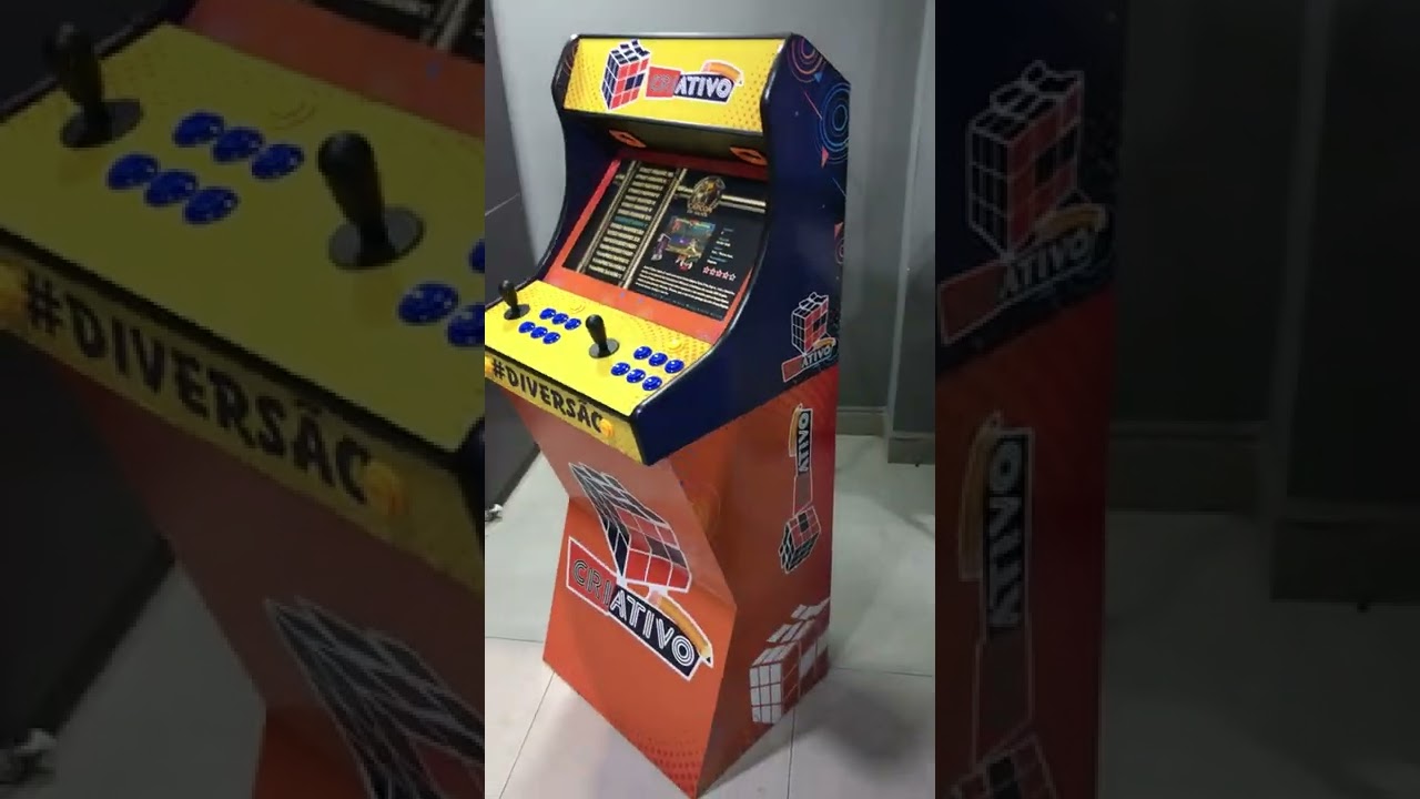 Mais um Bartop personalizado a pedido do cliente. Bartop 22 com 21.000 jogos.