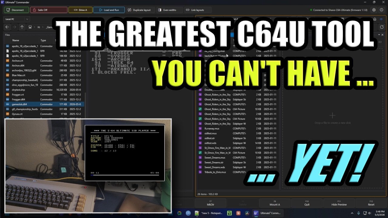 The Ultimate C64 Tool? | U2 Commander First Look