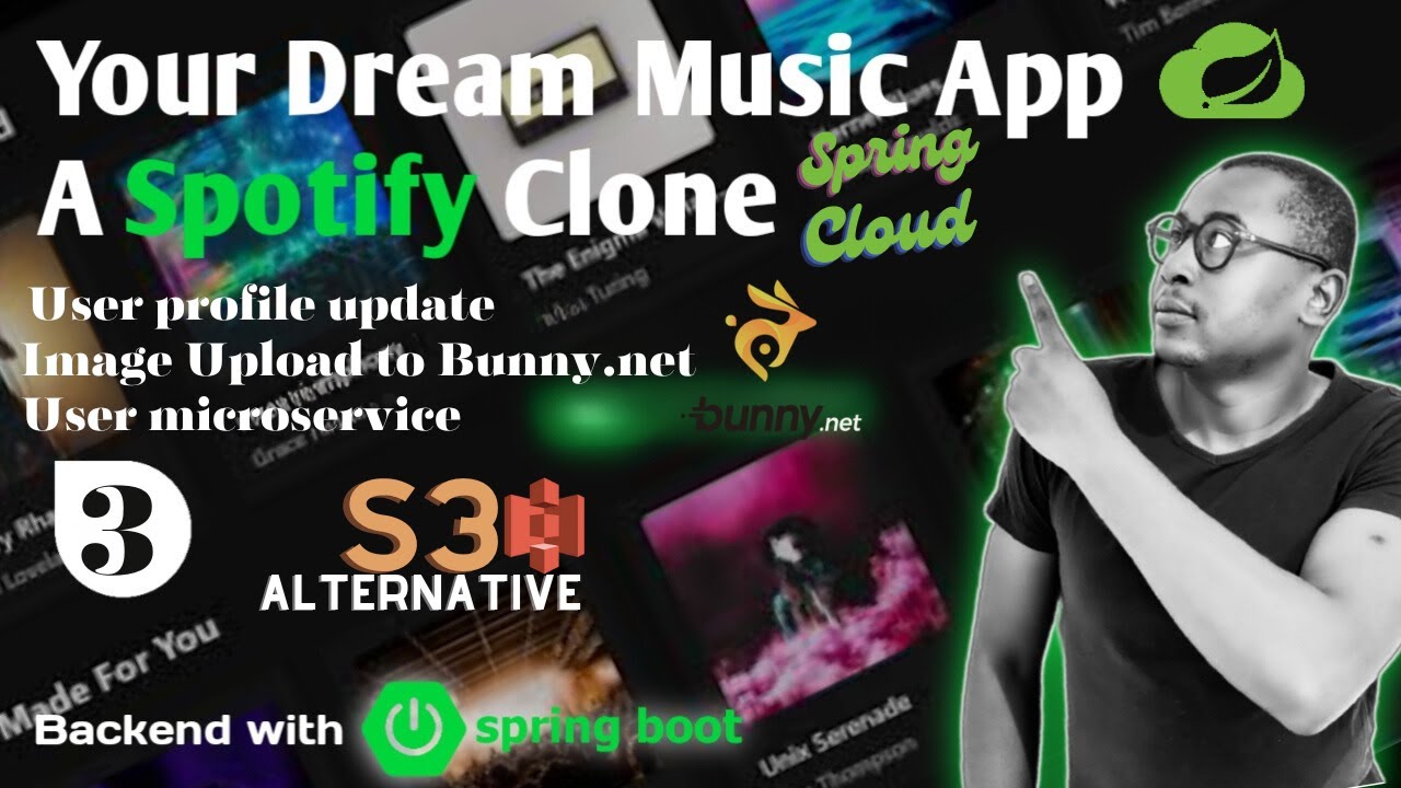 3. Build a Spotify Clone Music App -  User Profile Update & Image Upload with BunnyNet Integration
