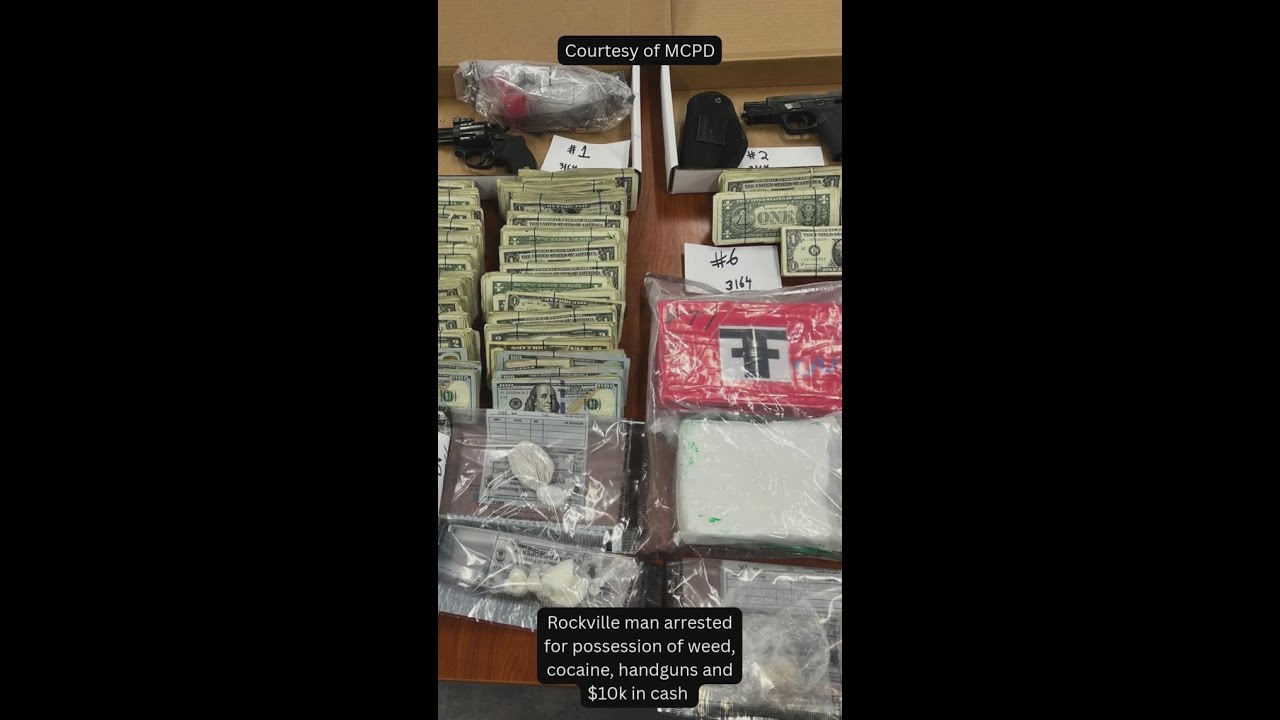 Man arrested with cocaine, weed and guns in Montgomery County