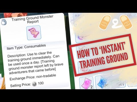 Ragnarok Eternal Love How to instant Training Ground using Monster Report Gameplay