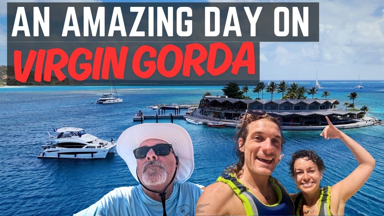 ADAM AND JELLY TAKE ON A HOBIE CAT AT OIL NUT BAY - VIRGIN GORDA