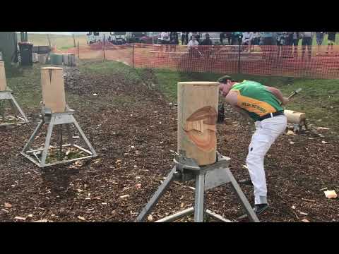 300mm Standing Block Hard Hitting Champsionship Dayboro 2019 J Adamson