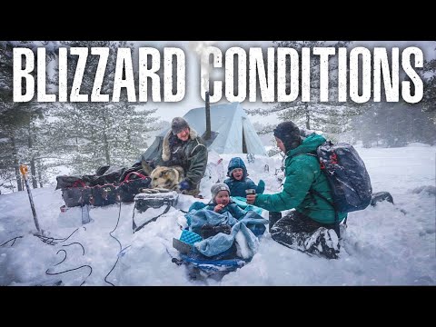 Do we Make it Through the Storm? Family Winter Camping in Strong Winds & -30 Temperatures