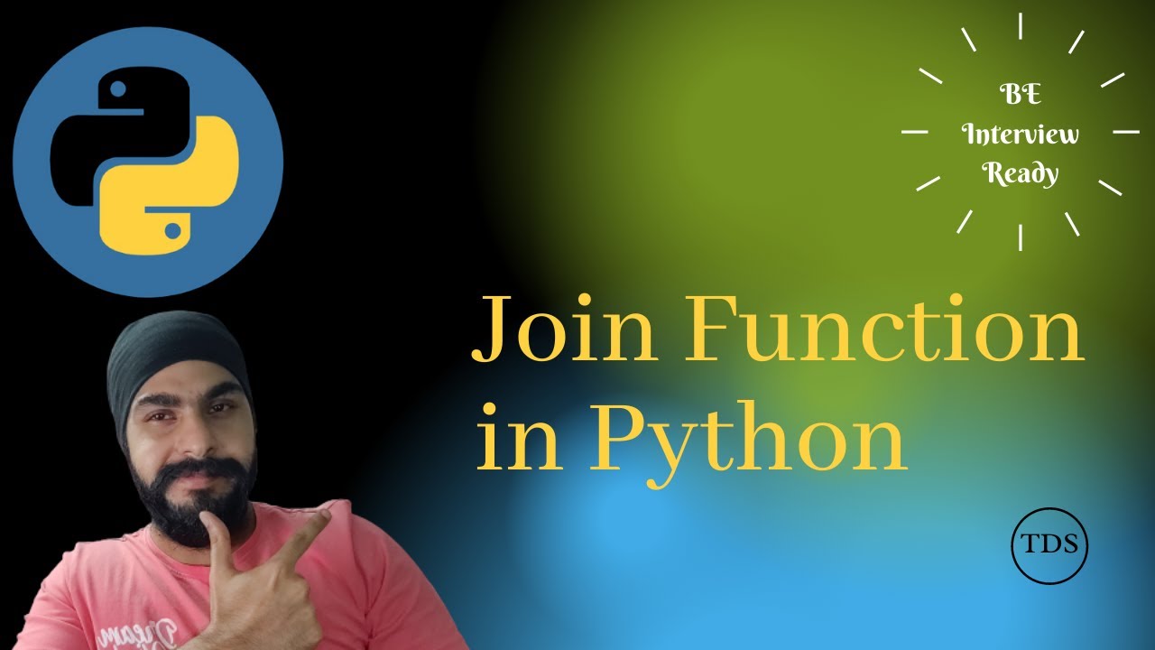 #34 Join Function in Python | Python tutorials in Hindi for Beginners