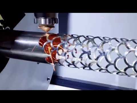 LF60M Cutting Scalelike Pattern On Stainless Steel Metal Tube