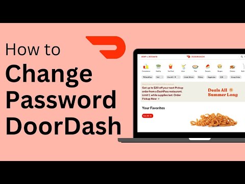 How To Change Password On Doordash Account - Change Doordash Password !