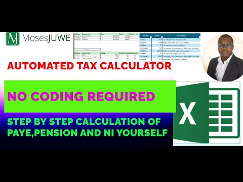 Excel Tips: 2025 Tax Calculator For PAYE, National Insurance & Pension Deductions
