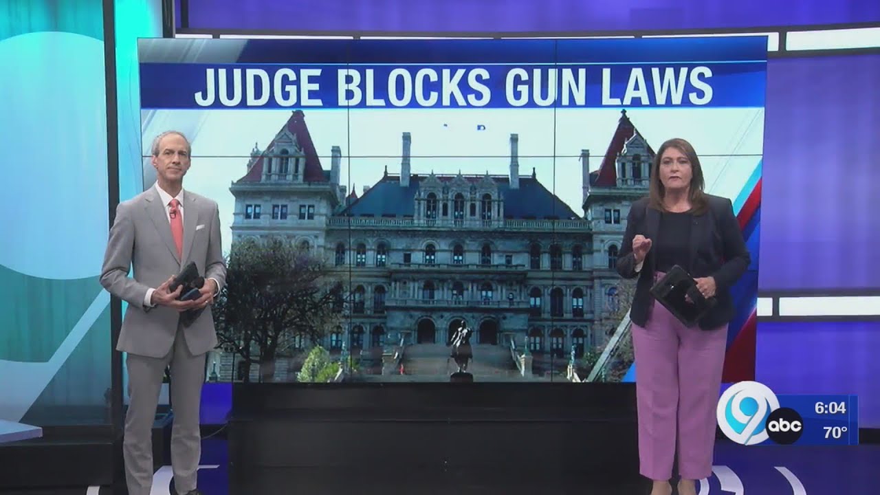 Federal judge blocks NY gun laws - LIVE Andrew Donovan