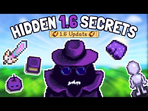 All Hidden Secrets & Easter Eggs Found So Far in Stardew Valley 1.6!