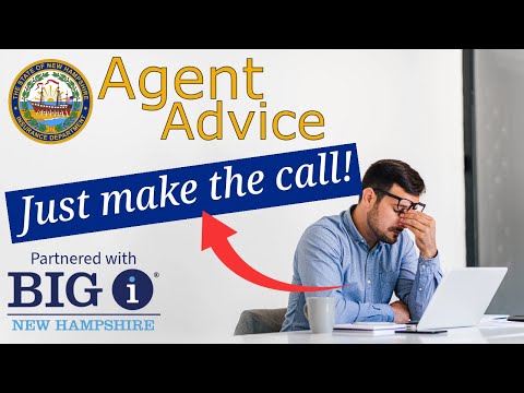 Insurance agent with a problem? Just call the New Hampshire Insurance Department!