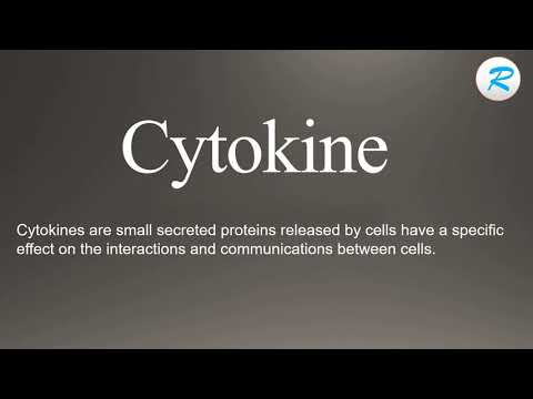 How to pronounce Cytokine